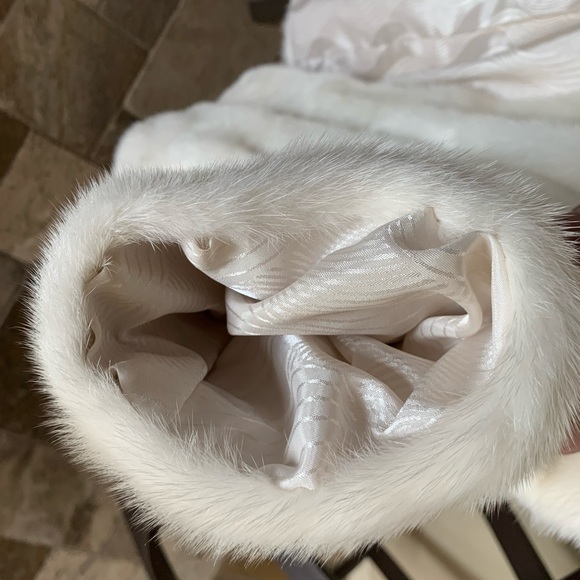 Jackets & Coats | White Mink Fur Coat | Poshmark